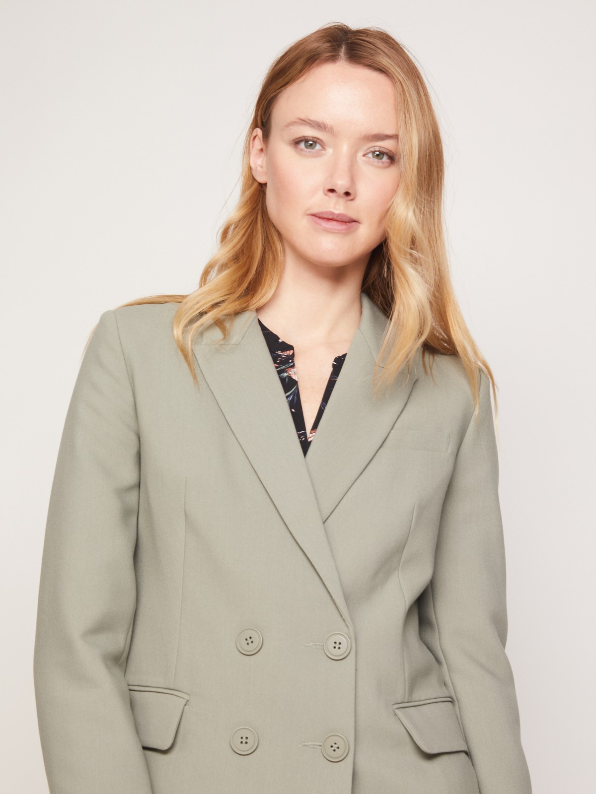 Пиджак двубортный 021315466011, цвет Мятный, артикул 021315466011 - купить в интернет-магазине ...